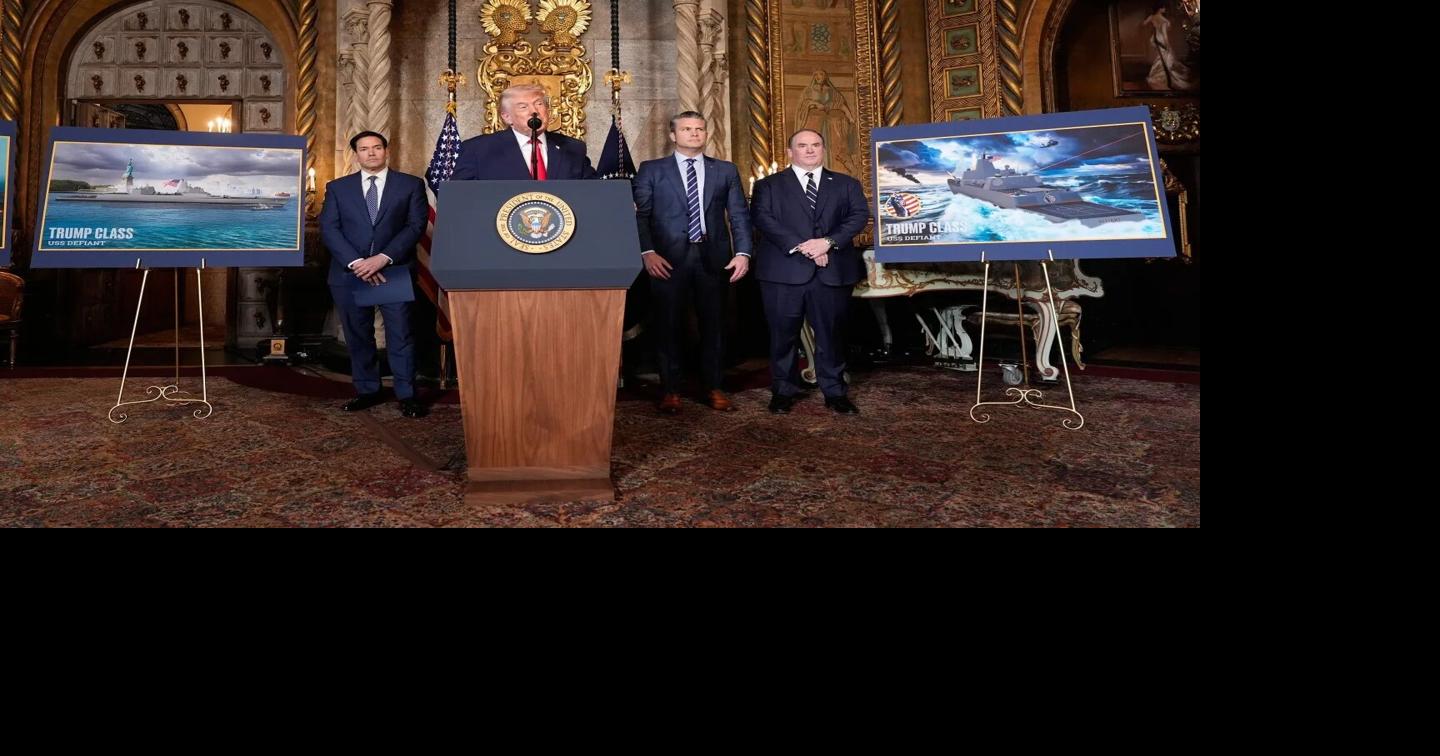 Trump announces plans for new Navy ‘battleship’ as part of a ‘Golden ...