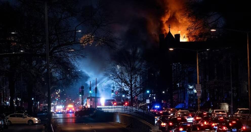 DC firefighters battle blaze in historic firehouse near US Capitol ...