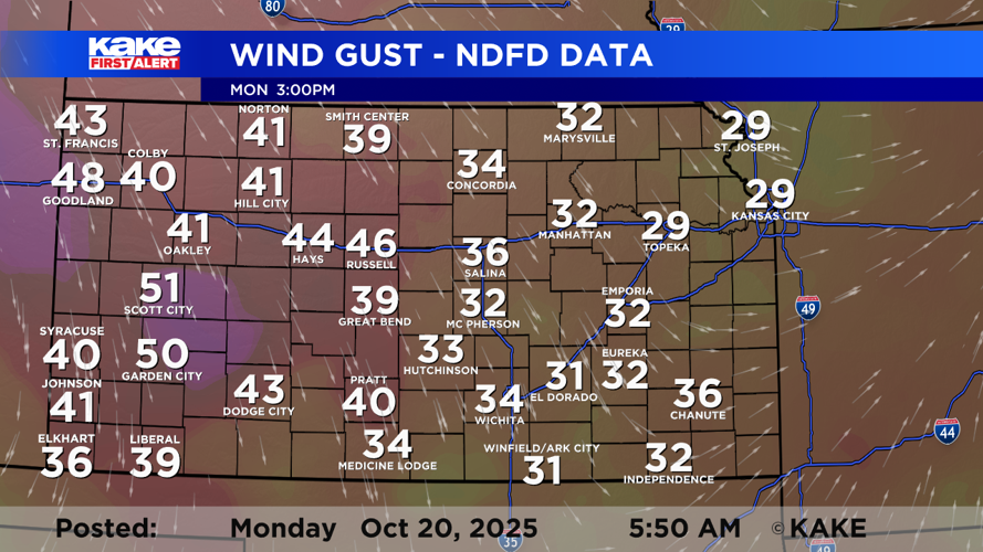 High wind gusts could bring fire threat and blowing dust | Trusted News ...