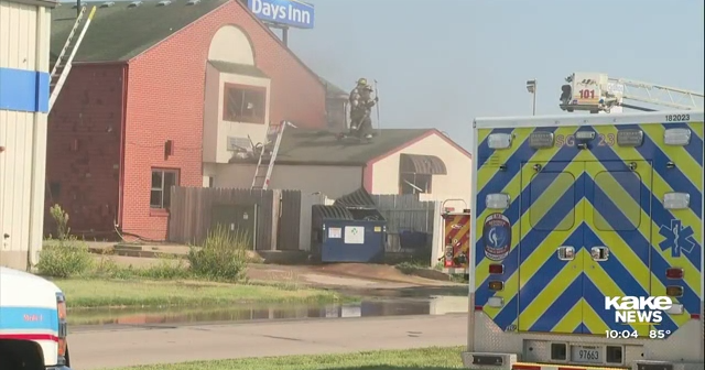 Crews battle 2nd alarm fire at west Wichita hotel | Trusted News Source ...