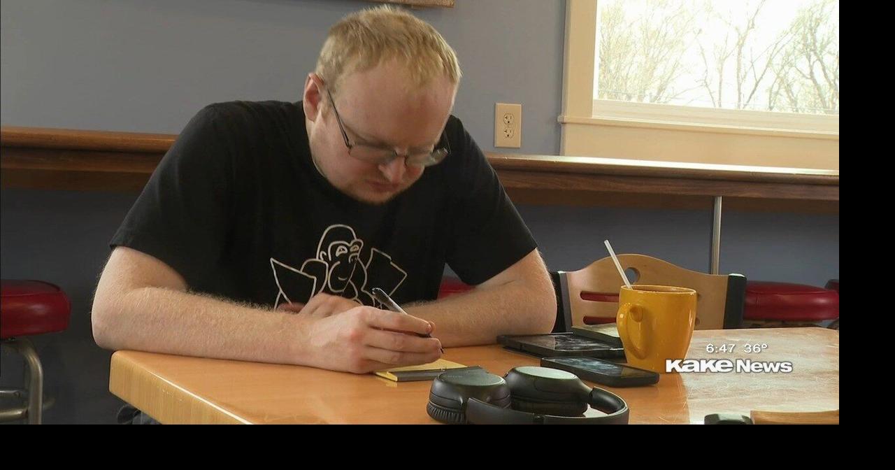 Social media famous autistic artist hosts book signing in Maize ...