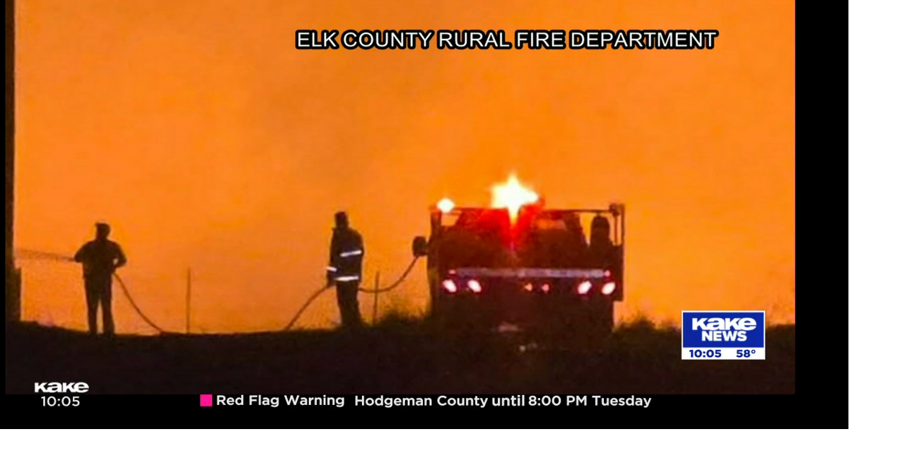 Grass fire burns 4,000 acres in Elk County, officials warn of high fire ...