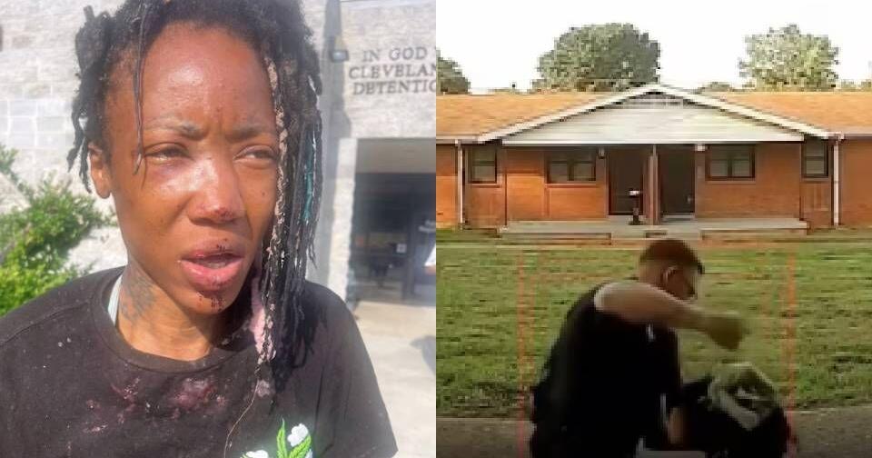 Officer fired after video shows him repeatedly punching woman during ...
