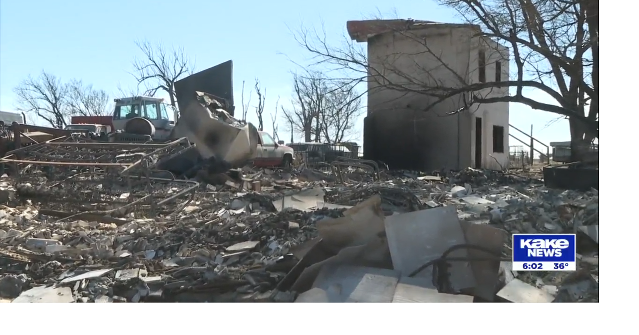 Kansas rancher left with nothing after wildfire devastates property ...