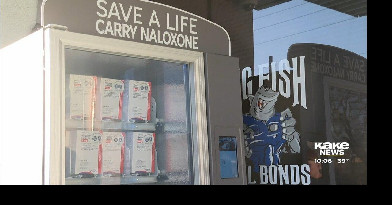 Naloxone vending machine to be installed at downtown Wichita bail bonds ...