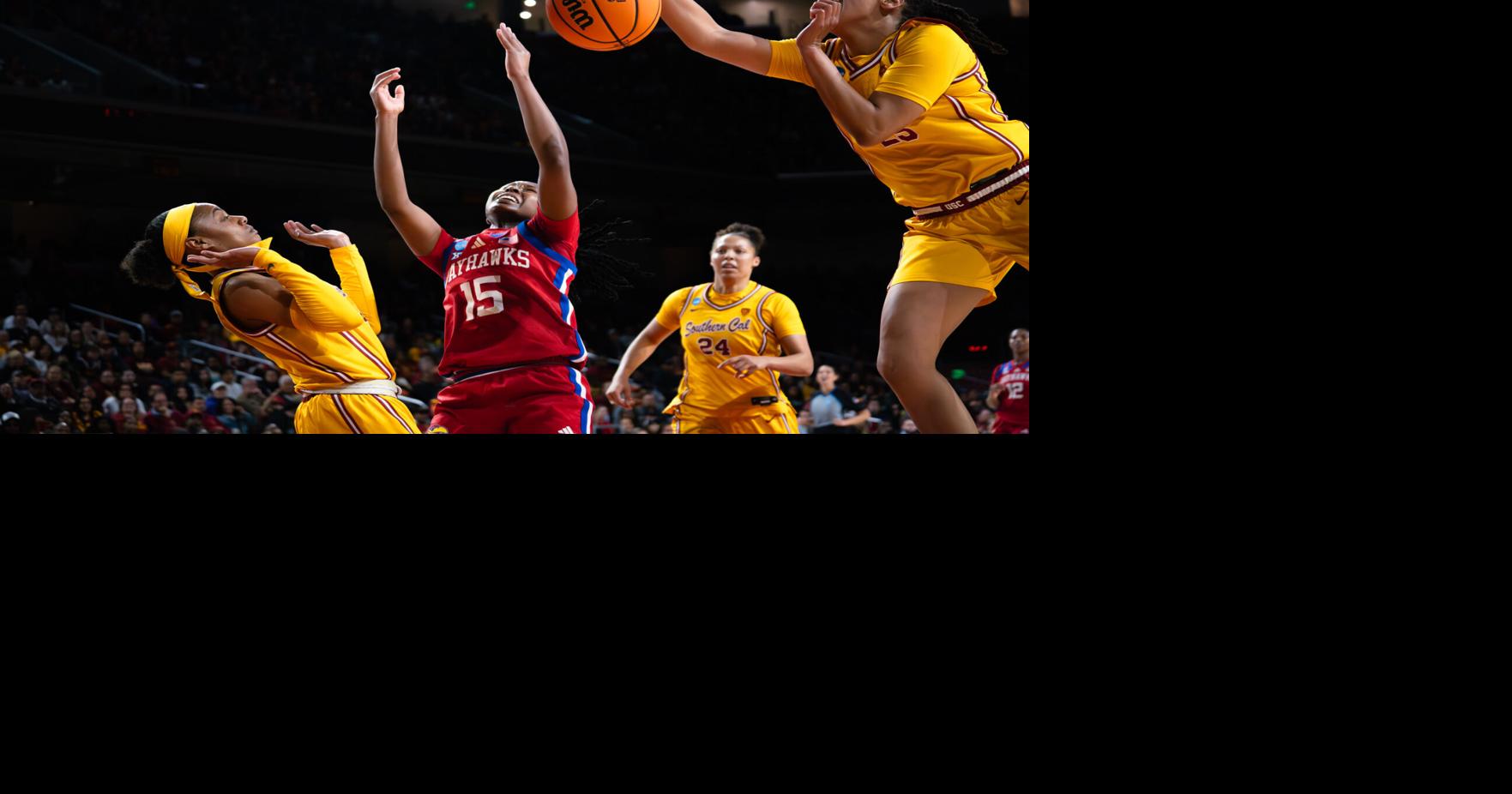Fourth-quarter USC surge ends Kansas women’s basketball’s season in ...