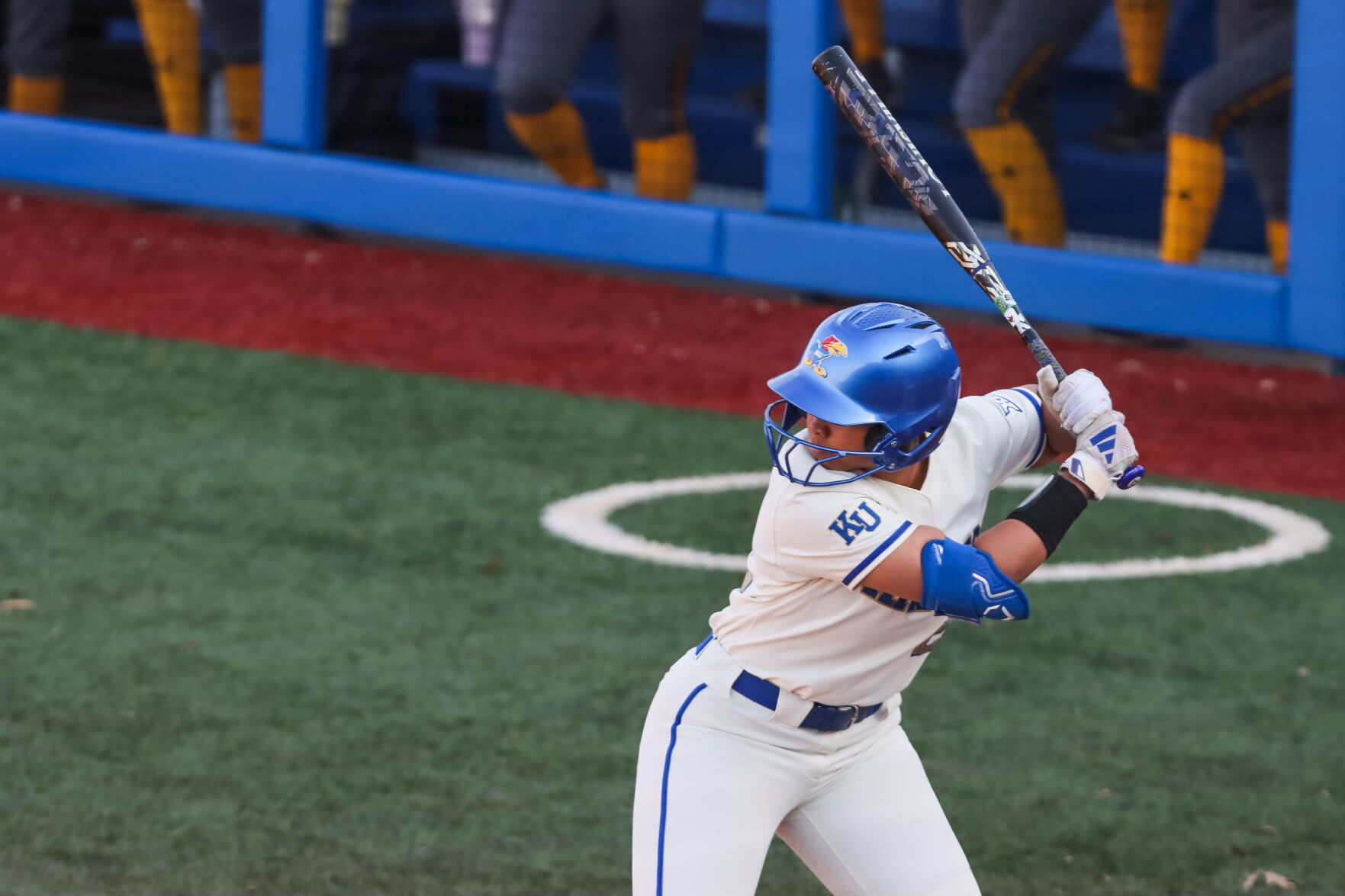 All pitch, no punch: Kansas softball shut down at home against No. 23 ...