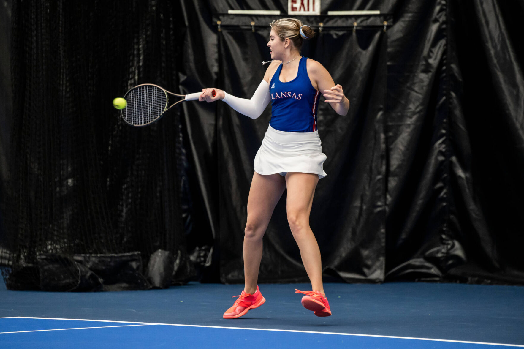 Titova's resilience in singles helps Kansas tennis power past Iowa ...