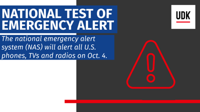 FEMA testing nationwide emergency alerts Wednesday afternoon | News ...