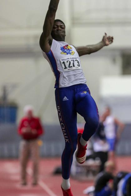 KU track and field splits up for record-breaking first day of ...