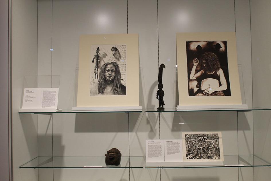 Two University classes combine for social commentary art exhibition ...