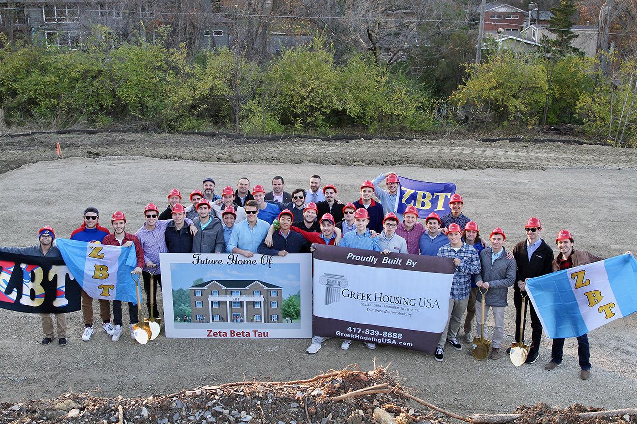 Zeta Beta Tau breaks ground on new fraternity house | News | kansan.com