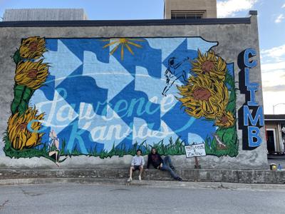 Local artists create Kansas-based mural in downtown Lawrence | Arts ...
