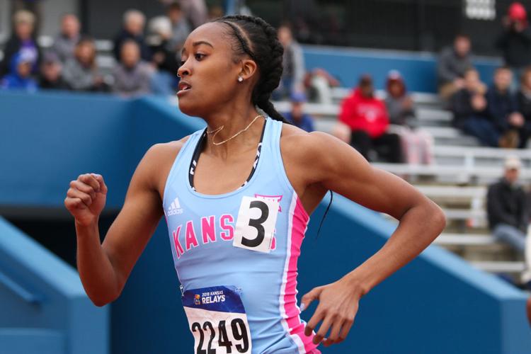KU track and field splits up for record-breaking first day of ...