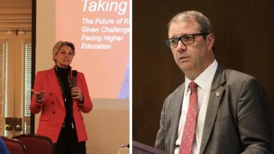 KU Provost and Chancellor take questions from Faculty Senators in Town ...