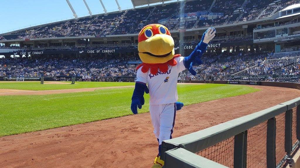 Former mascots share experiences as Big Jay, Baby Jay | Sports | kansan.com