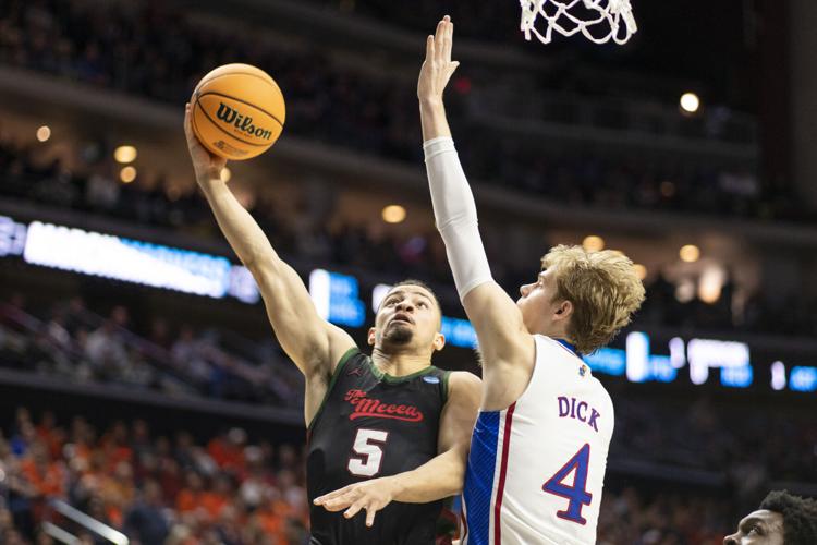 GALLERY: Game photos from Kansas' first round victory in the NCAA ...