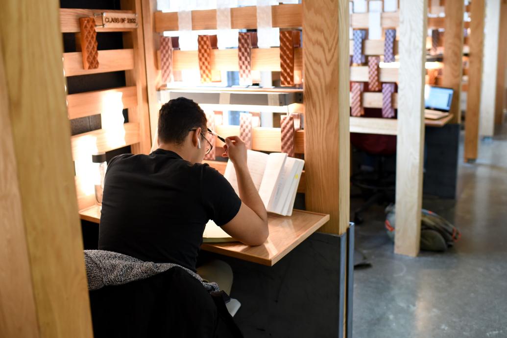 KU architecture students renovate, brighten Watson Library's fourth ...