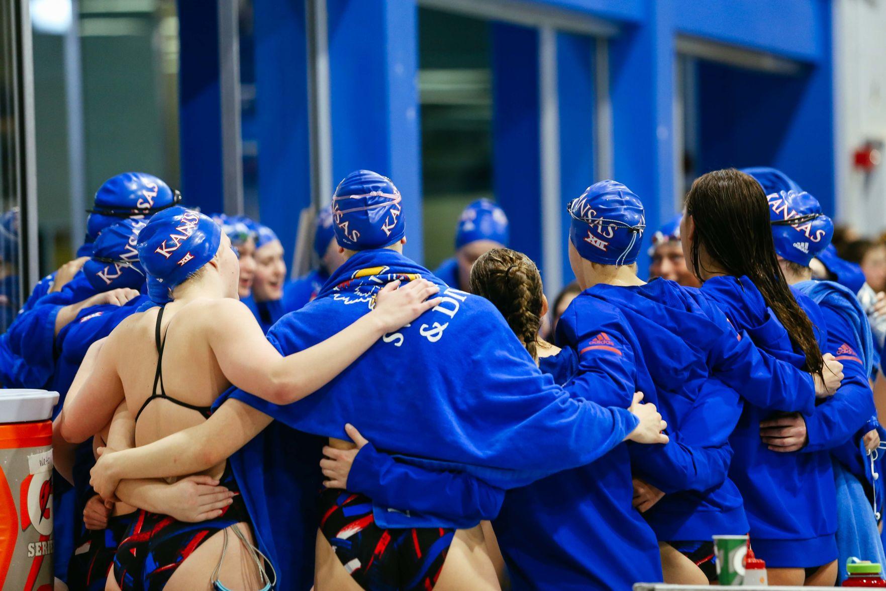 Kansas swim and dive takes silver at Big 12 Championships, breaking ...