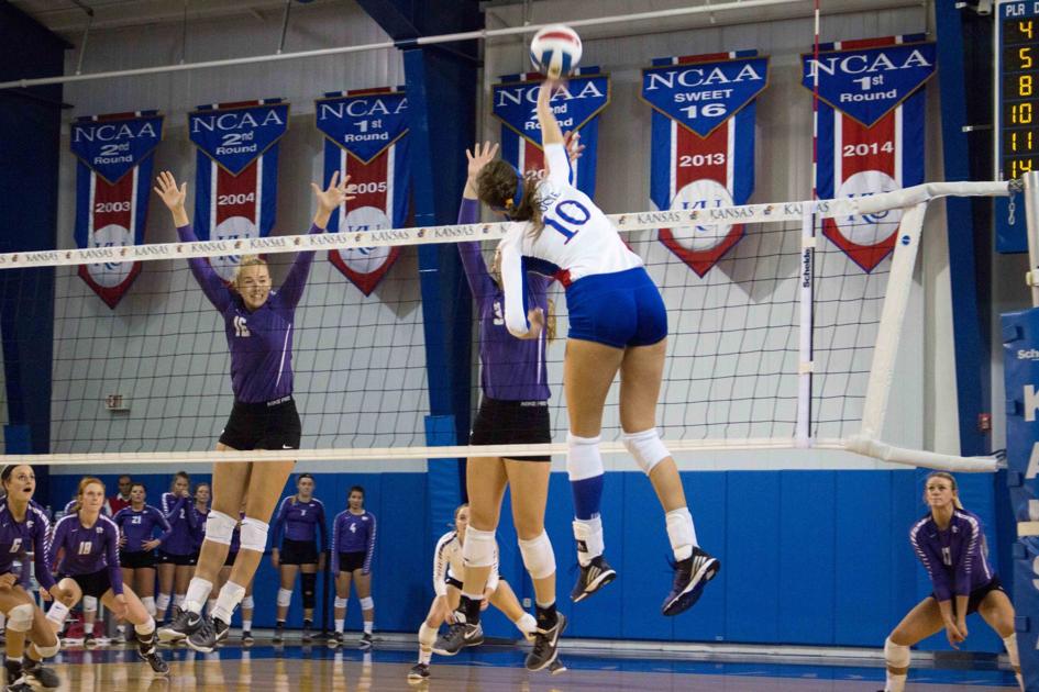 KU volleyball extends home winning streak, sweeps West Virginia ...