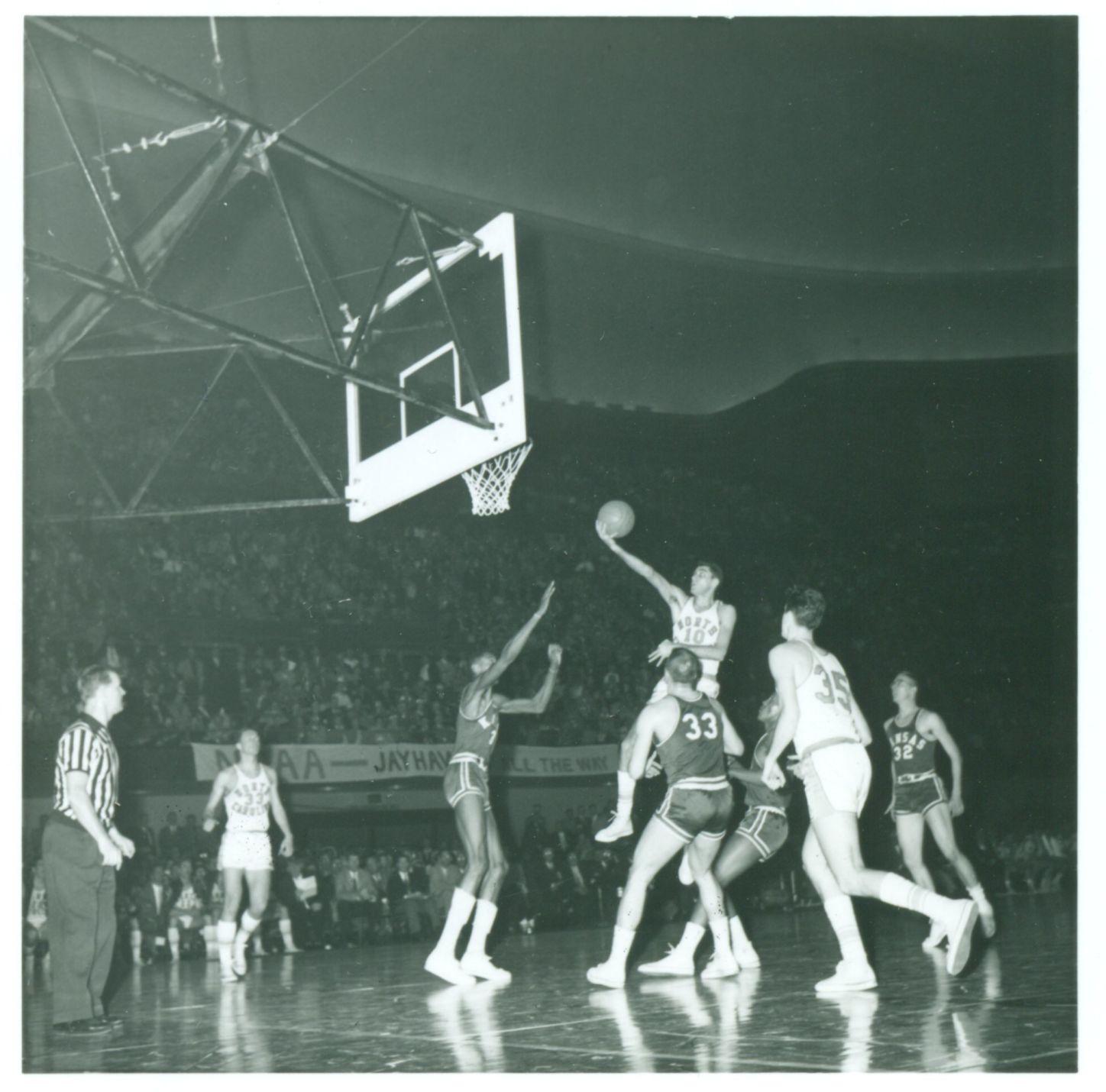 1957: Wilt Chamberlain's heartbreaking triple overtime loss in the NCAA ...