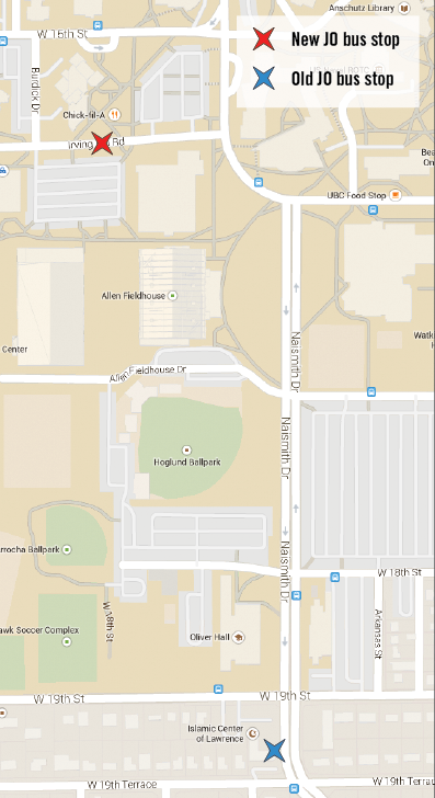 Success of Johnson County bus stop move to be determined | News ...