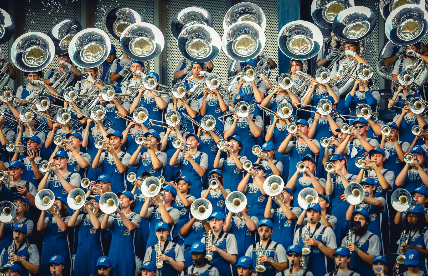 Kansas Marching Jayhawks create new pregame traditions | News | kansan.com