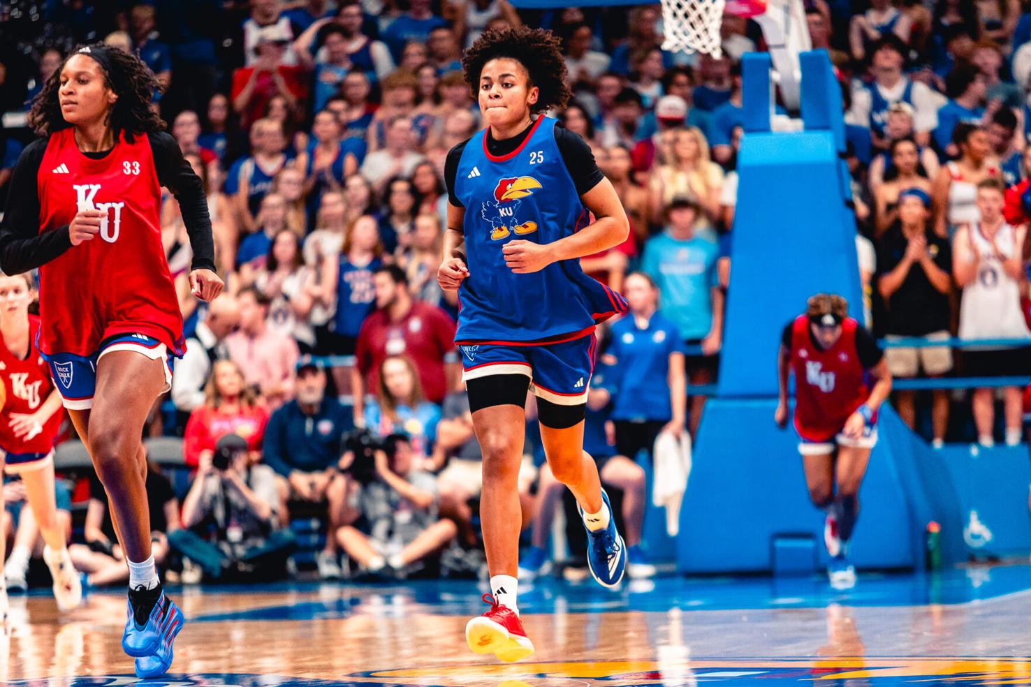 kansas womens basketball scrimmage at Late Night in the Phog | Sports ...