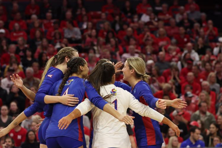 GALLERY: Kansas loses to No. 2 Nebraska 3-1 with tight 4th set ...