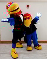 Former mascots share experiences as Big Jay, Baby Jay | Sports | kansan.com