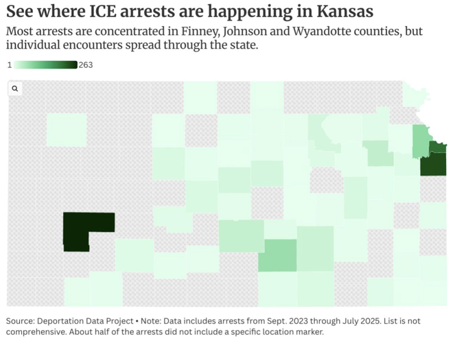 Data shows ICE arrests in Kansas soar under Trump administration | News ...