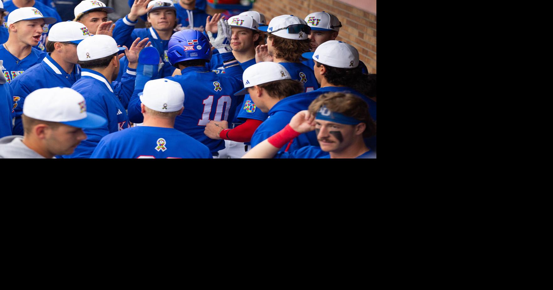 Kansas baseball’s 9th inning rally clinches series 10-9 victory over ...