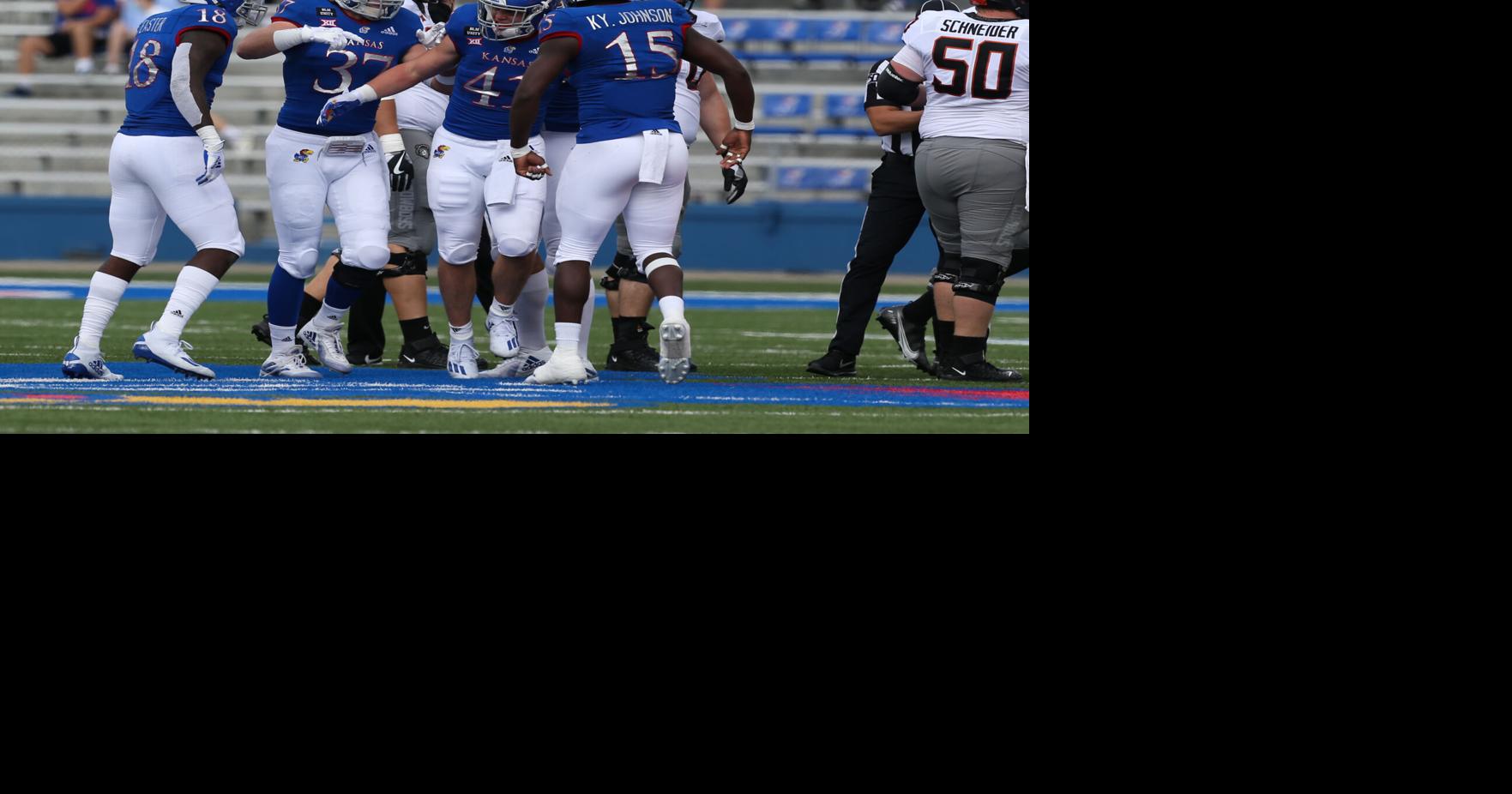 KU football senior linebacker Kyron Johnson will return for 2021 season ...