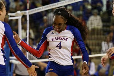 KU volleyball overcomes slow start to open Big 12 play with a 3-1 win ...