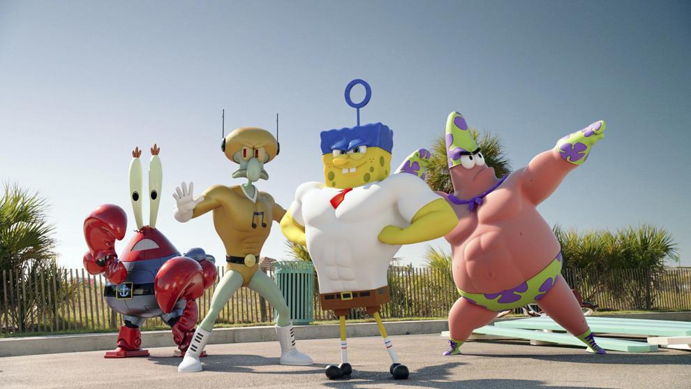 Movie review: ‘SpongeBob’ soaks up laughs underwater but sells out on ...