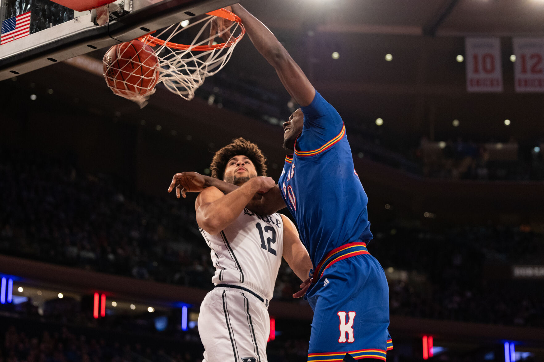 Kansas basketball shows encouraging signs in Peterson-free loss to Duke ...