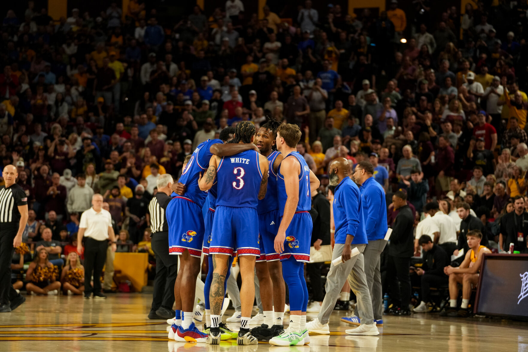 Arizona State 70, Kansas 60: Self ejected as road loss follows familiar ...