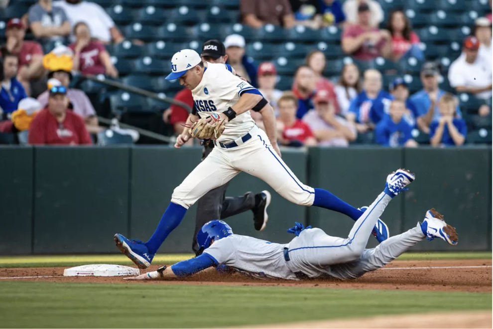 Seven-run 6th inning sinks KU baseball in NCAA Tournament opener vs ...