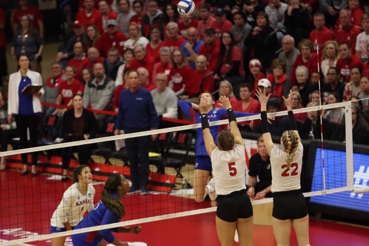 GALLERY: Kansas loses to No. 2 Nebraska 3-1 with tight 4th set ...