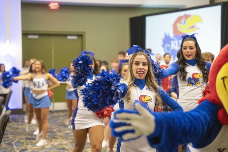 GALLERY: Kansas fans prepare for the NCAA first round with pep rally ...
