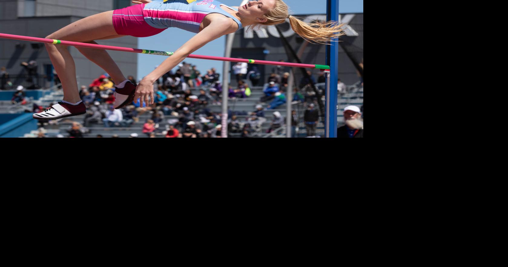 KU track and field freshman claims first in high jump at Kansas Relays ...