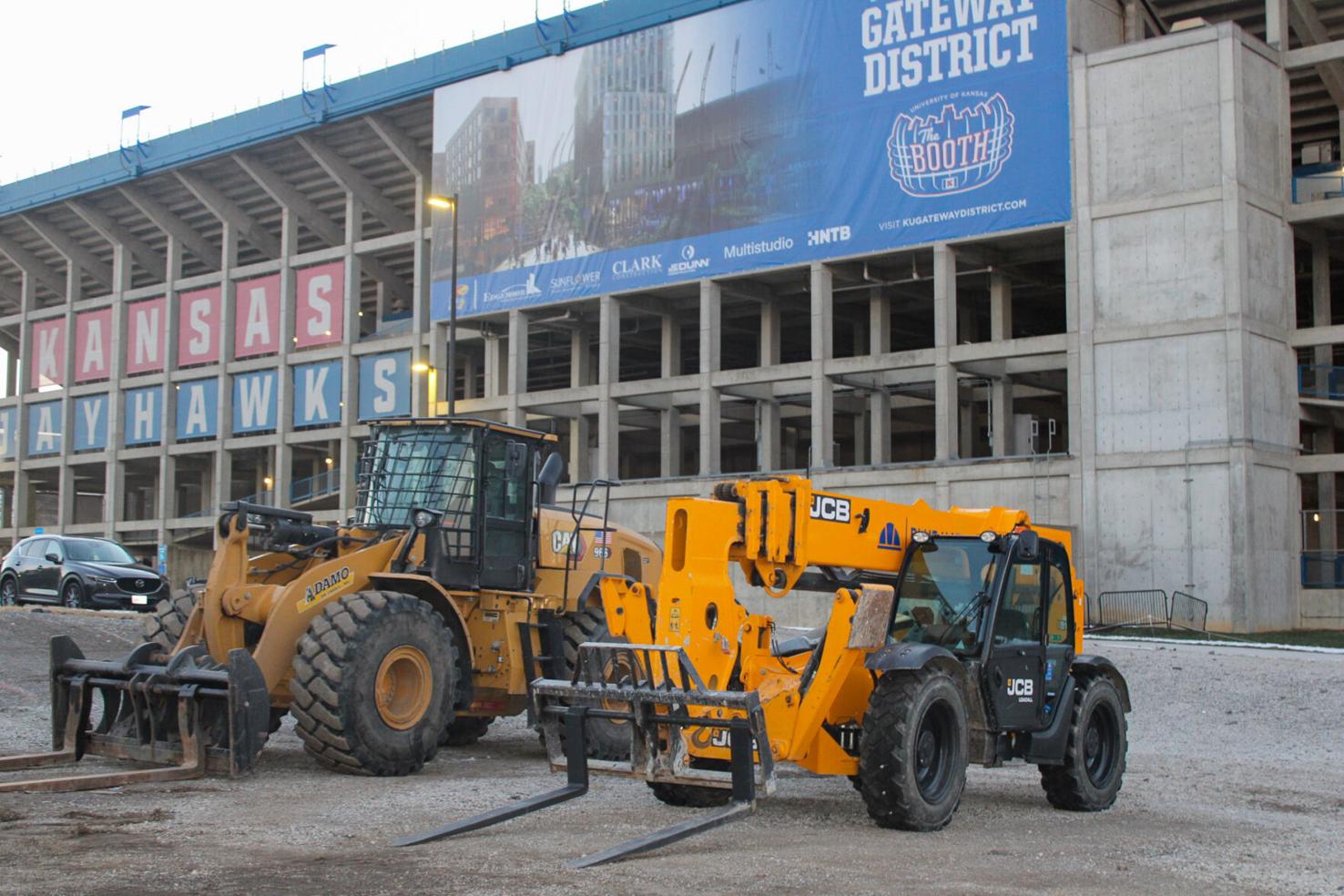 KU closing parking lots near stadium for Gateway project | News ...