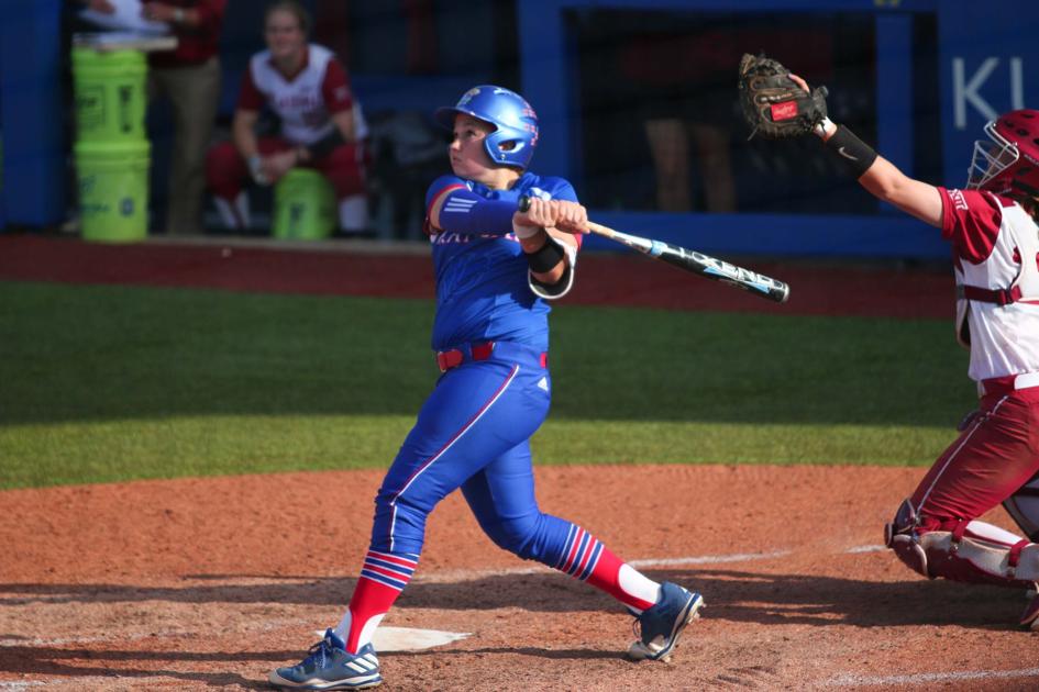 Kansas softball opens season with back-to-back victories in Stetson ...