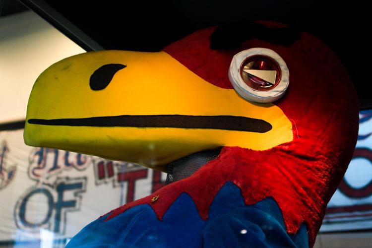 jayhawk mascot head