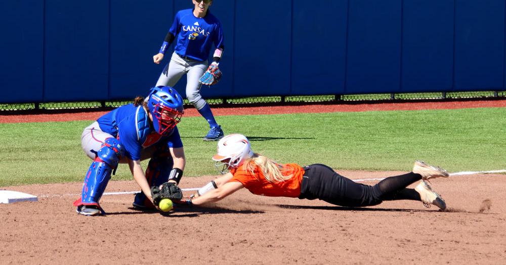 Walk-off double gives Kansas softball win over Elon at Carolina Classic ...