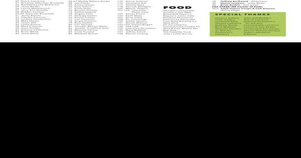 Art in the Park, map photo | | kansan.com