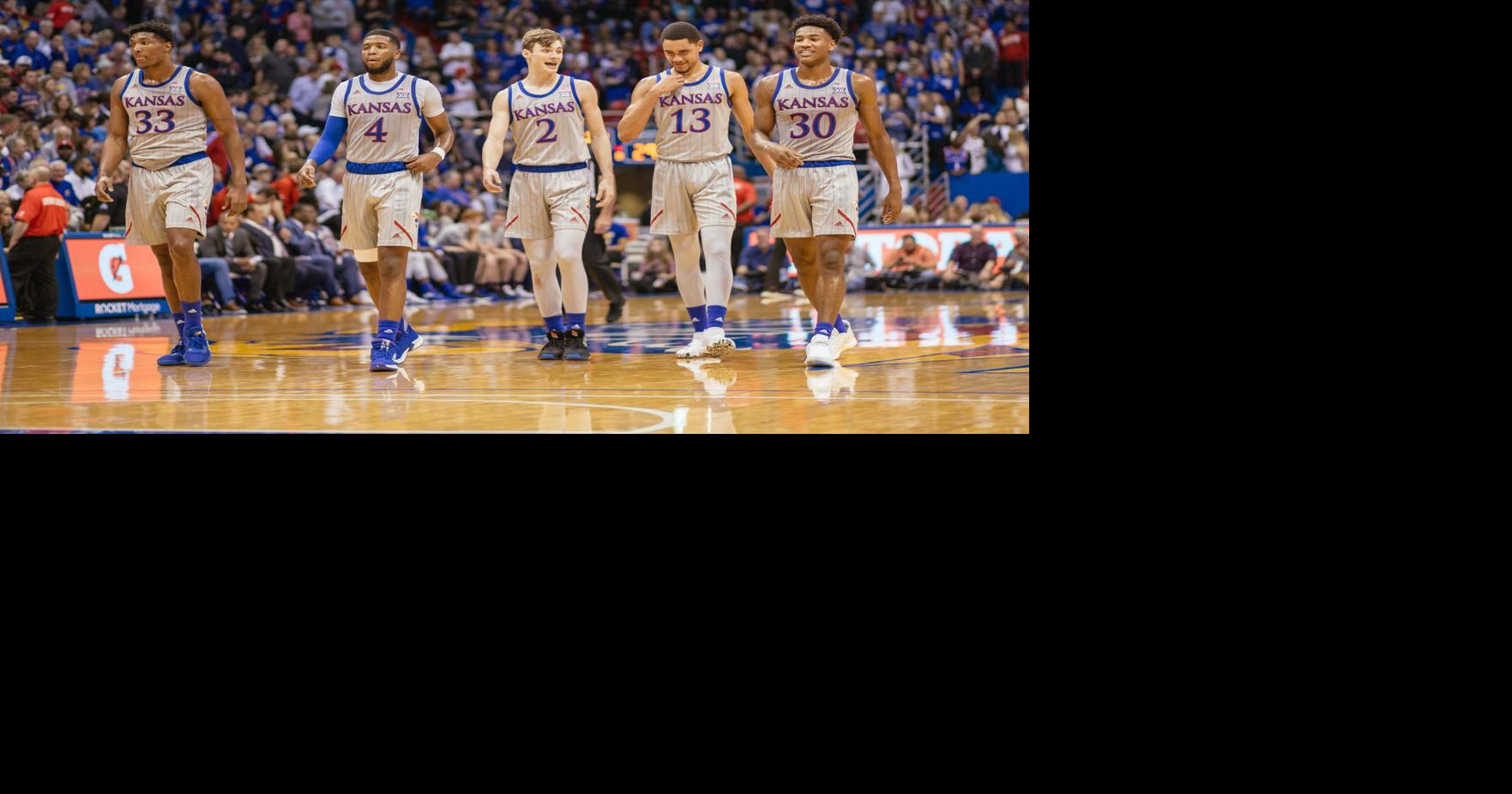 Dunk in the final seconds of Kansas basketball's win over Monmouth ...