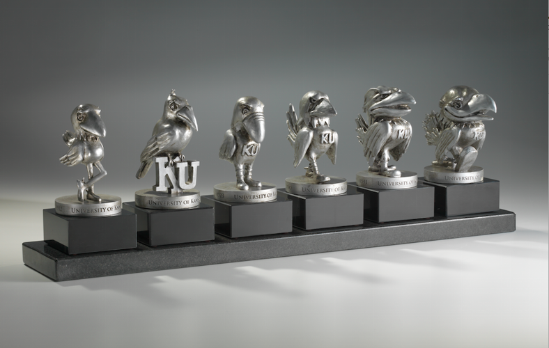 KU alum teams up with sculptor to produce collection of Jayhawk ...