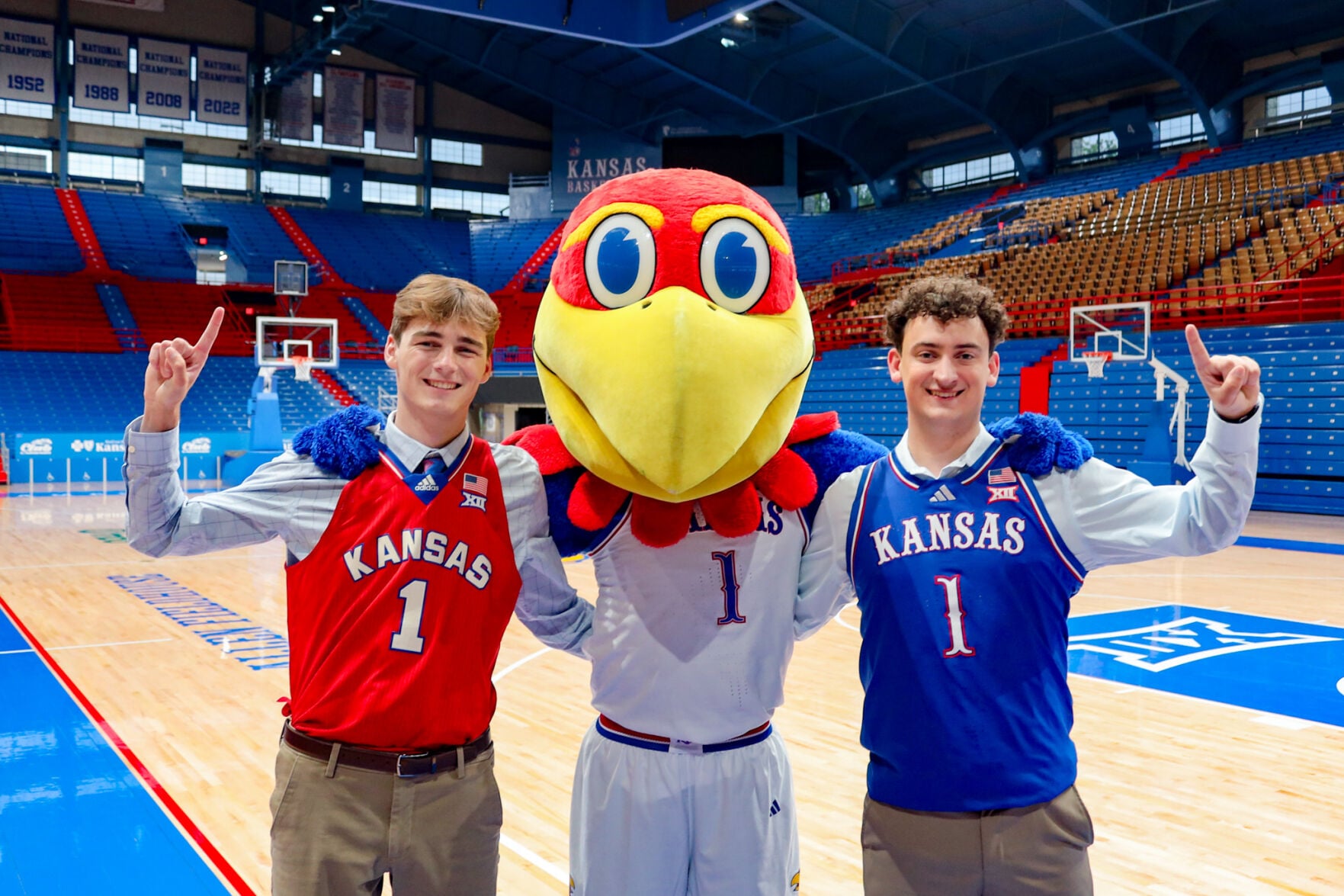 KU mascot reveal: Meet the seniors who were Big and Baby Jay | News ...