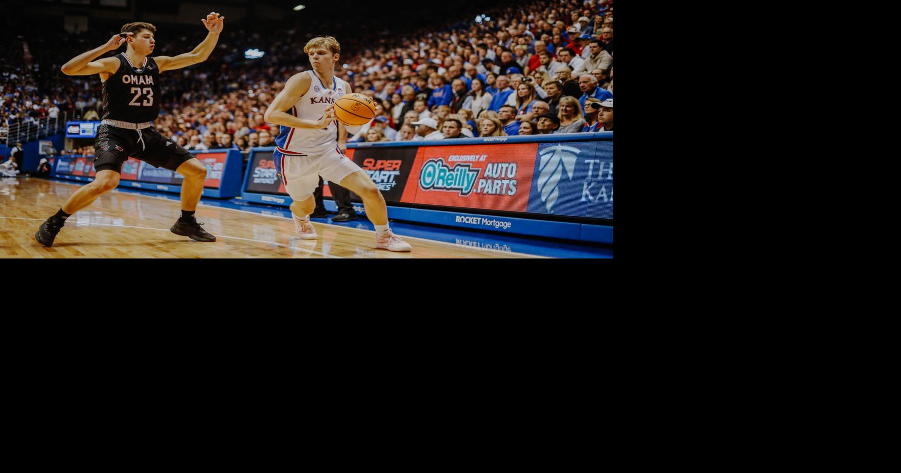 Jayhawks pull away from Omaha Mavericks for opening night win | Sports ...